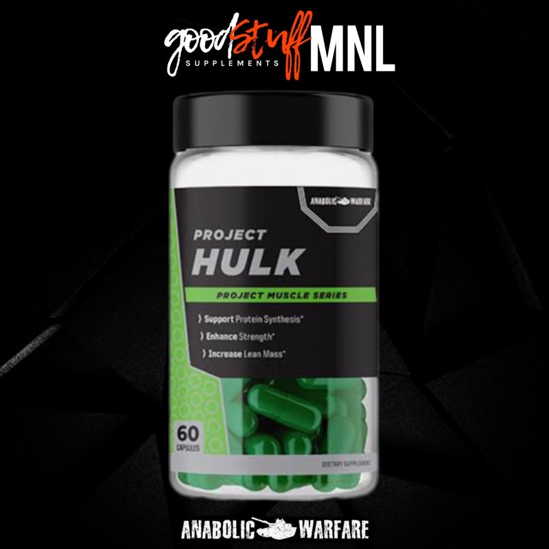 Project Hulk by Anabolic Warfare - 500mg Turkesterone, 5mg BioPerine ...