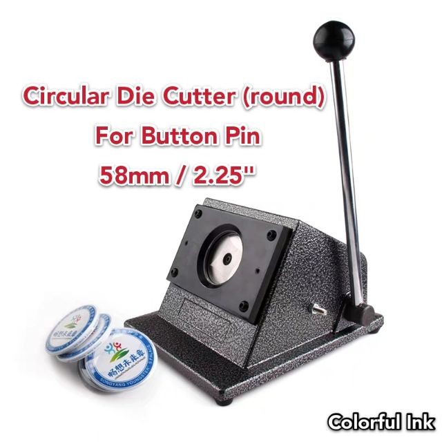 (Round) Circular Die Cutter 58mm For Button Pin | Shopee Philippines