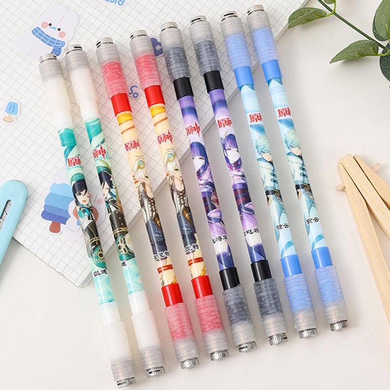 Genshin Impact Game Funny Spinning Gaming Pen for Kids Non Slip Trick ...