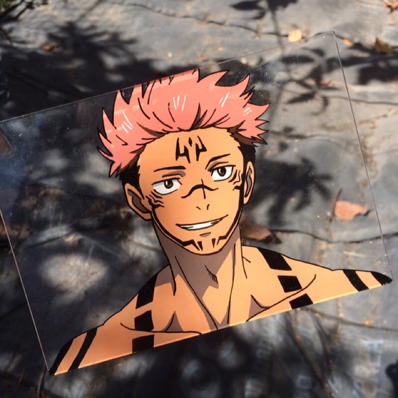 sukuna-jujutsu-kaisen-acrylic-glass-painting-anime-cheaper-shopee
