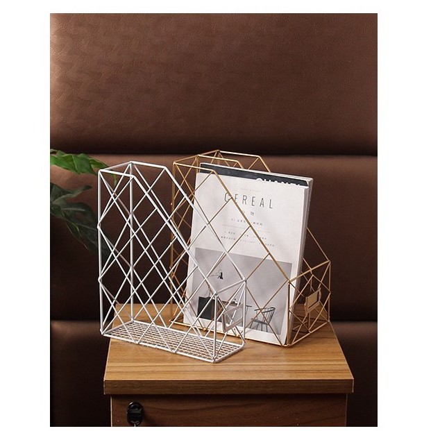 Single Metallic Desk File Organizer | Shopee Philippines