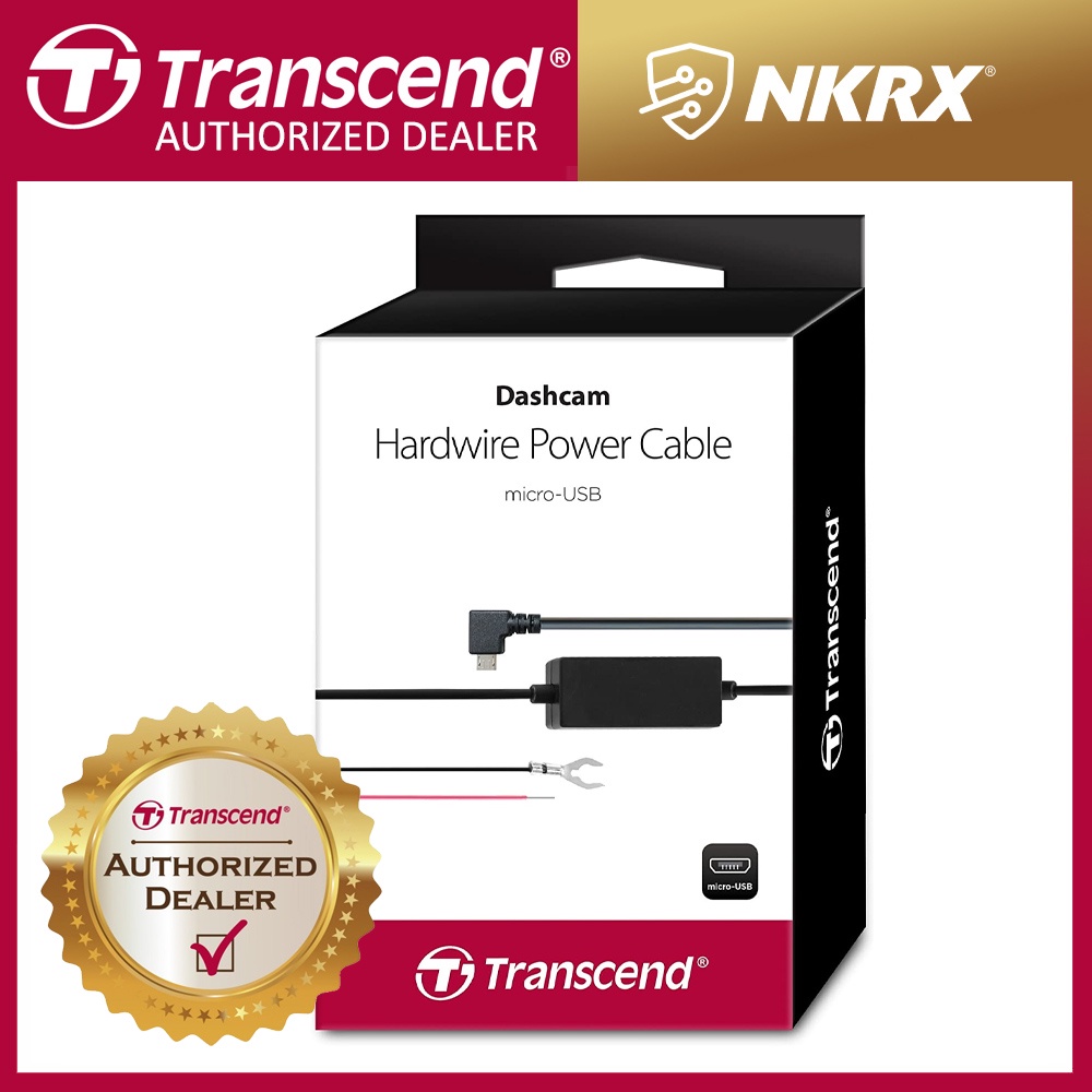 Transcend Hardwire Power Cable DPK1 mini / DPK2 micro USB | Shopee ...