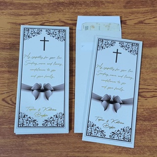Personalized Condolence/Sympathy Check/Money Envelope | Shopee Philippines