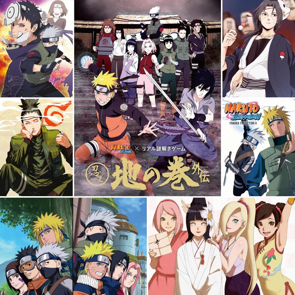Naruto Shippuden Anime Poster A4 Size | Shopee Philippines