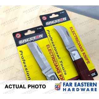 CRESTON Electricians Knife Cutter 5" Straight | Curve Blade Electrician ...