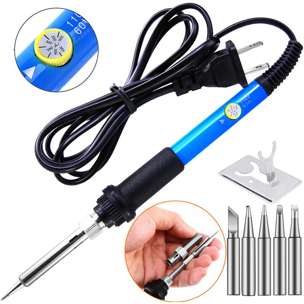 220V 60W Electric Welding Soldering Iron Temperature Adjustable PH Plug ...
