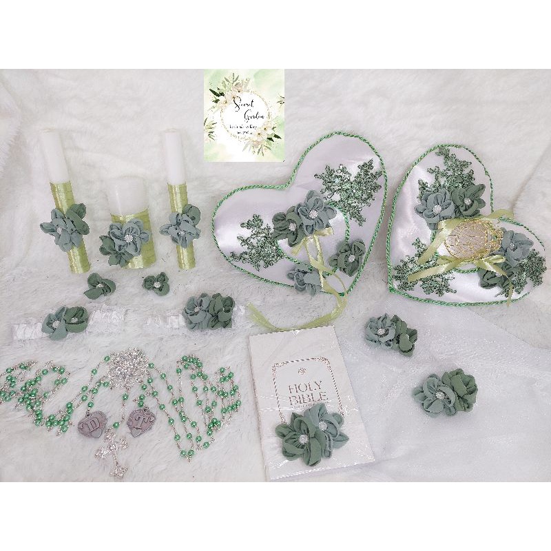 wedding essentials set (SAGE GREEN) | Shopee Philippines