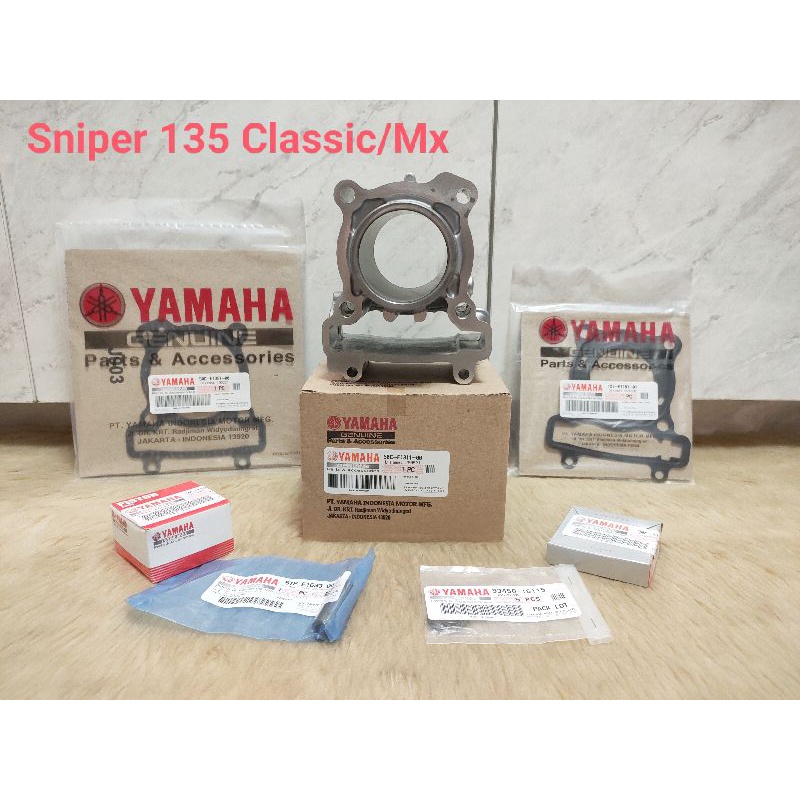 Cylinder Block Set Sniper 135 Classic/Mx (STD 54mm) Yamaha Genuine ...