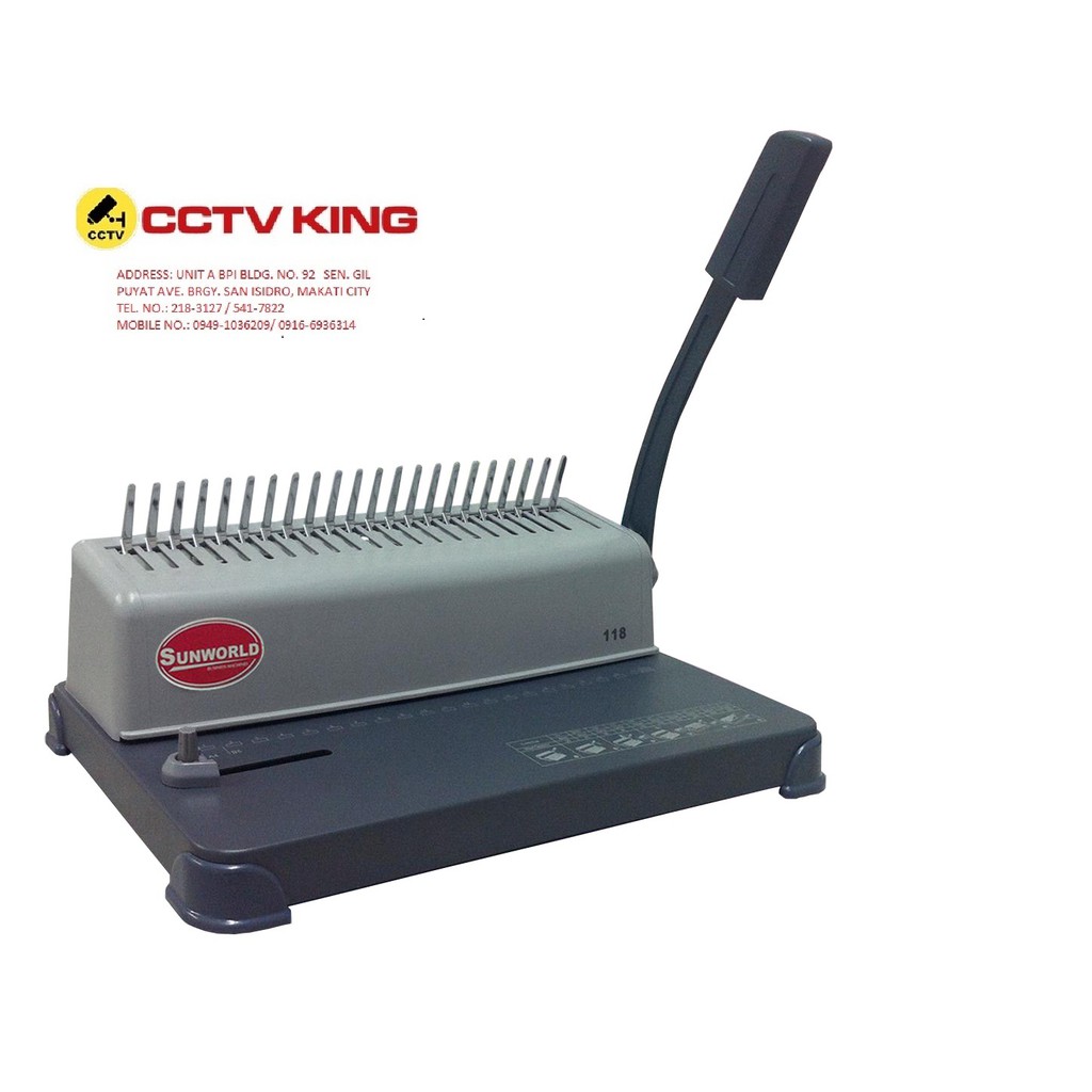 Comb Binder Machine Combing Machine Book Comb Binding Machine | Shopee ...