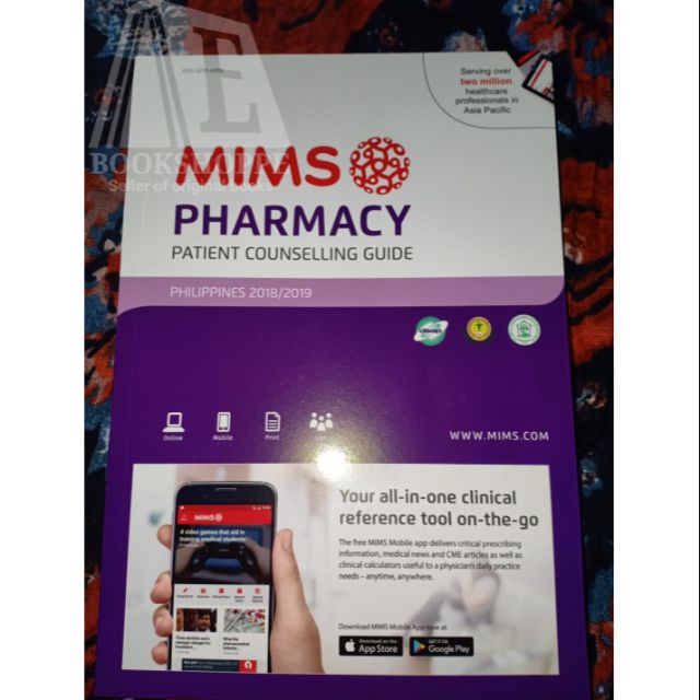 ORIG MIMS PHARMACY Patient Counselling Guide Phil2018/2019 | Shopee ...