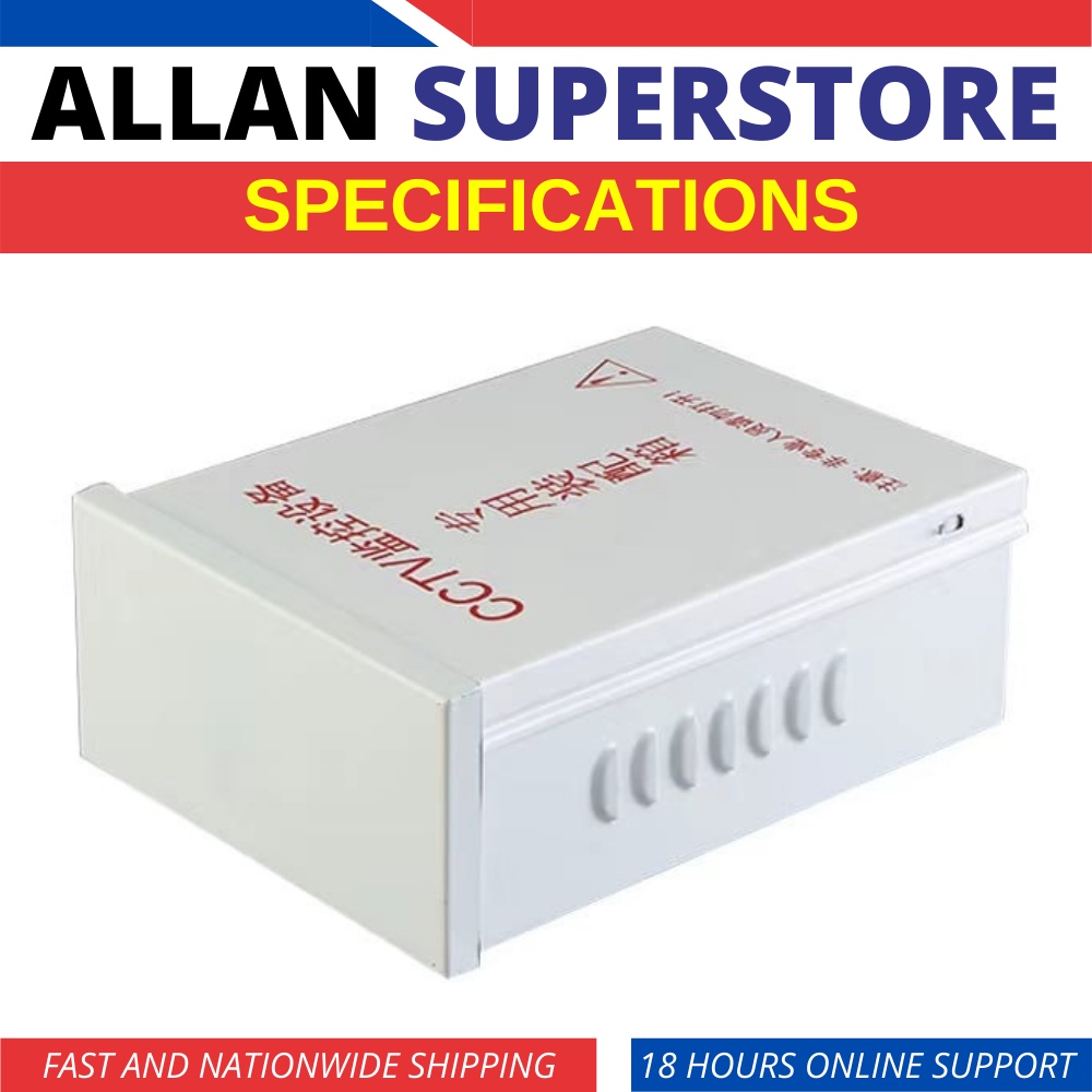 Allan Superstore Metal Junction Box 280x190x70mm Electrical Project ...