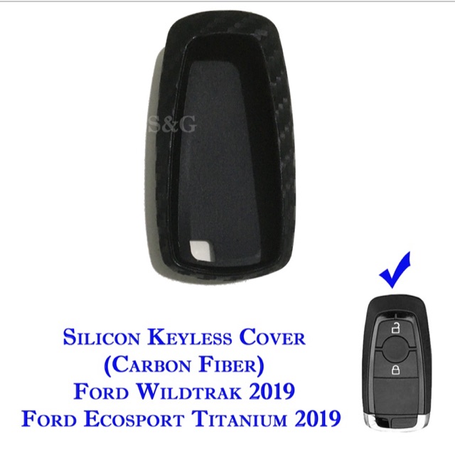 Smart Silicon Keyless Entry Cover for Ford Ranger Raptor Wildtrack 2019 ...