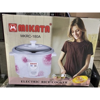 Mikata Electric Rice Cooker 1.8 Liters 10 Cups MKRC-180A | Shopee Philippines