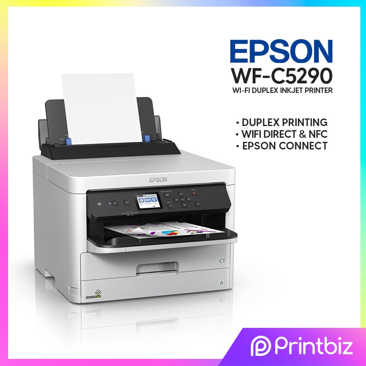 EPSON WorkForce Pro WF-C5290 Wi-Fi Duplex Inkjet Printer | Shopee ...