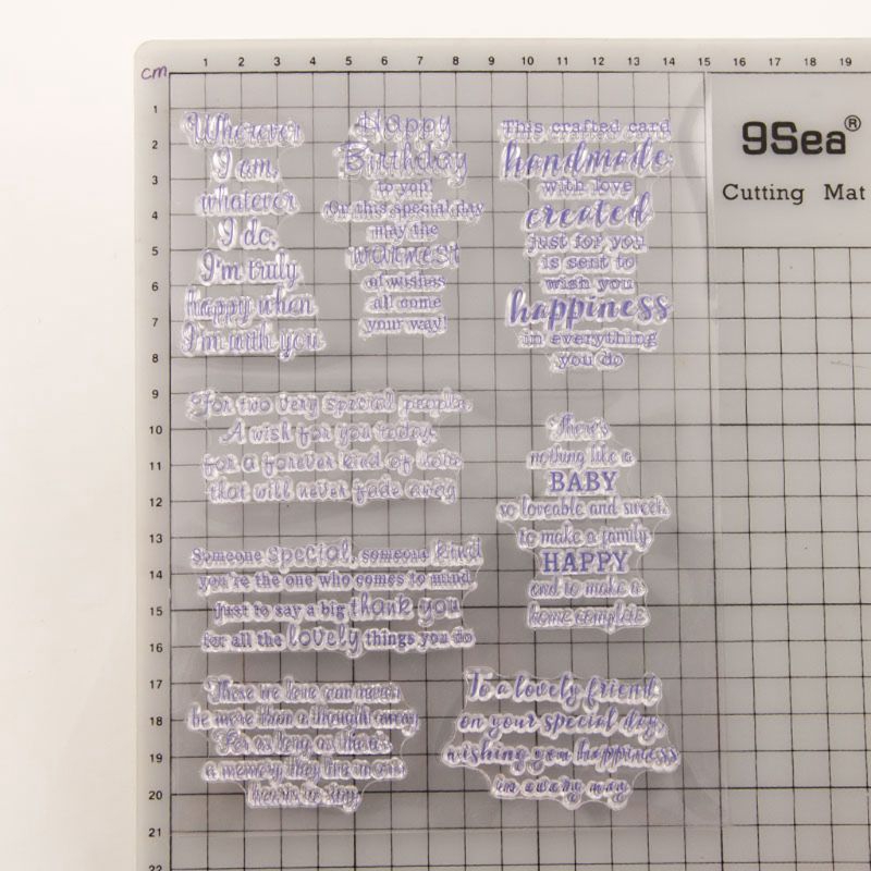 love* Blessing Quotes Silicone Clear Seal Stamp DIY Embossing Photo ...