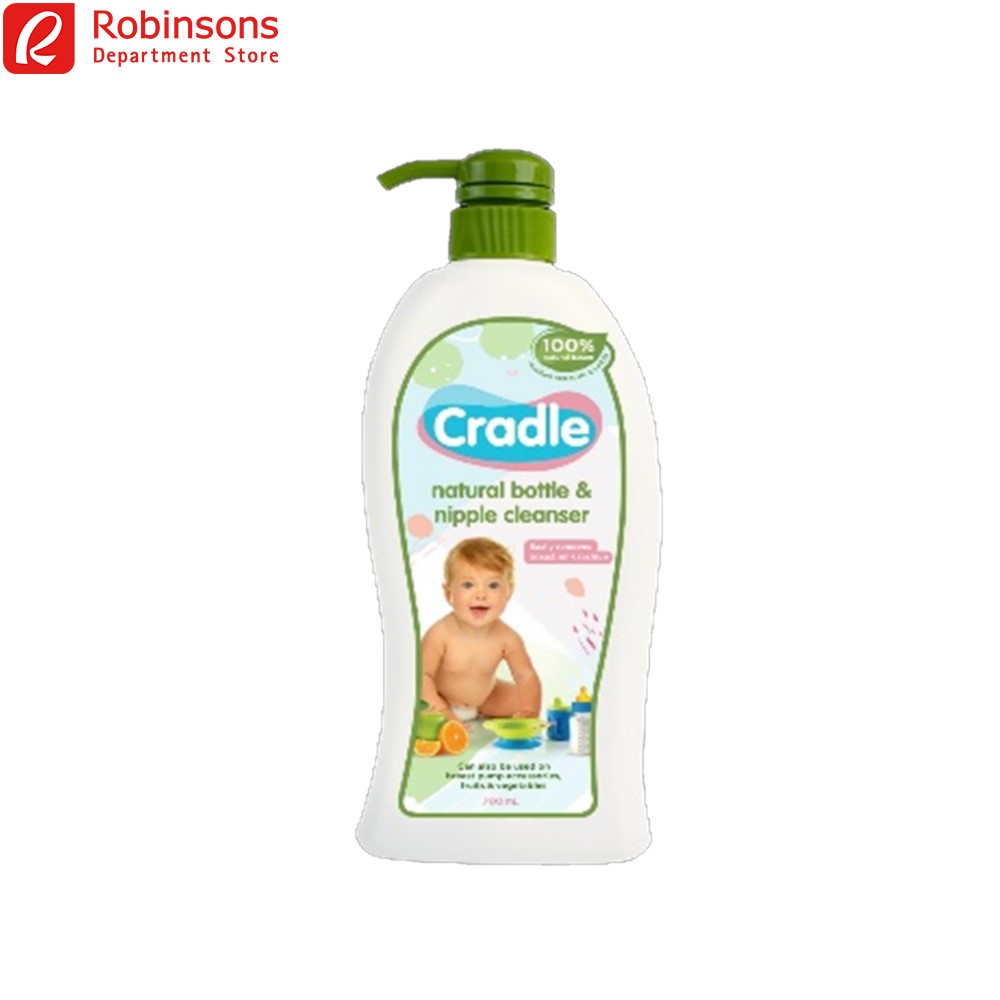 Cradle Natural Baby Bottle Cleanser 700ml (Green) | Shopee Philippines