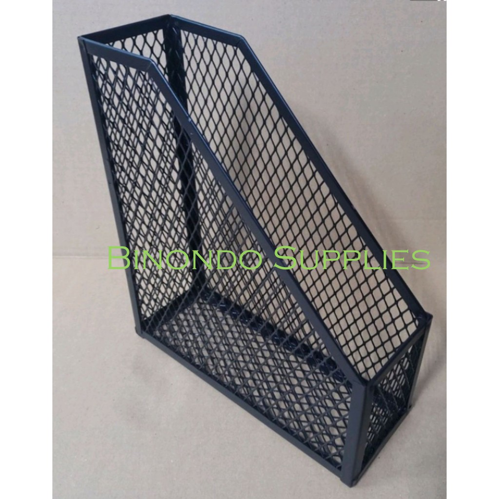 Timco Metal Magazine File Rack Office File Holder Desktop Organizer ...