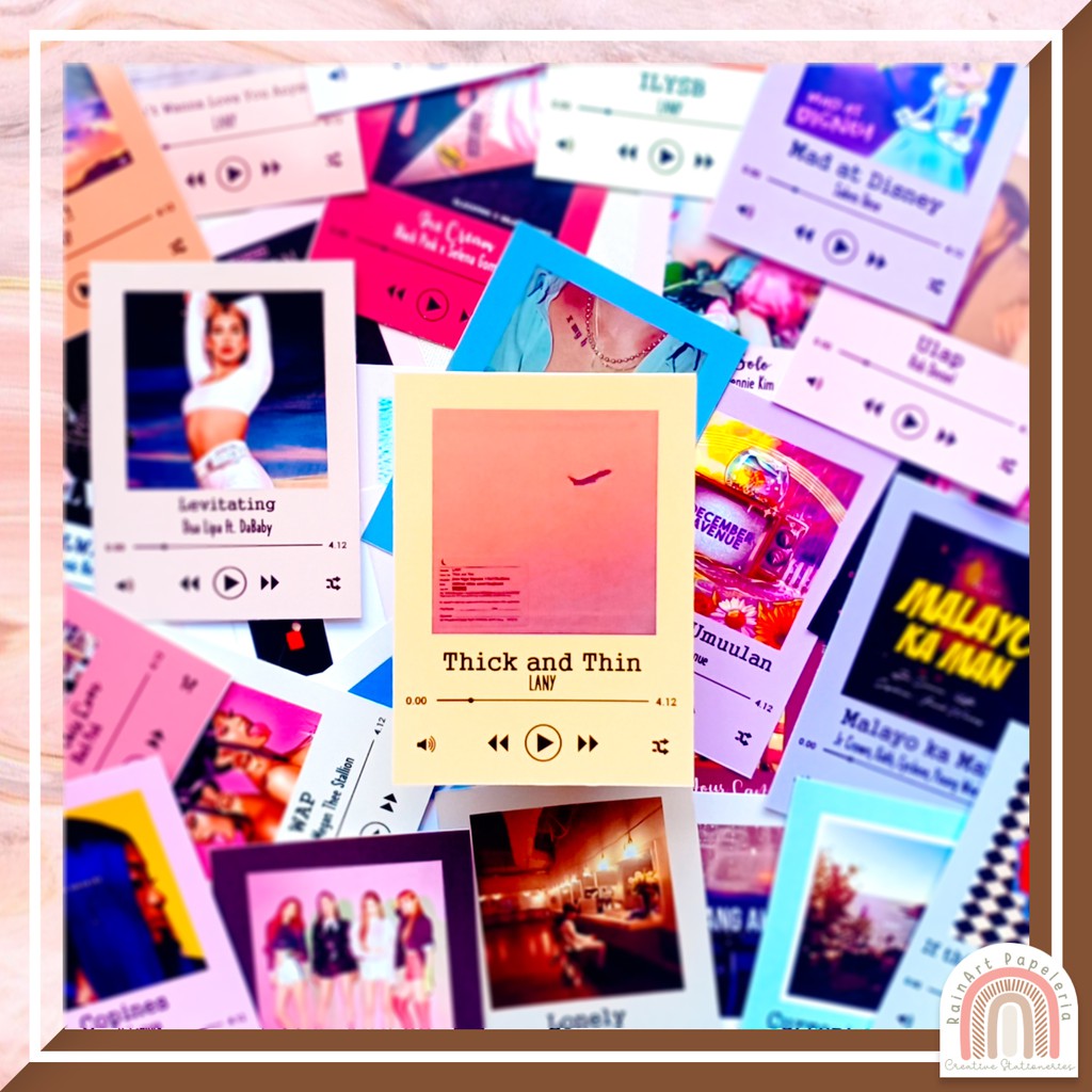 Customized Playlist Sticker (for Bullet Journal / Journaling and more ...