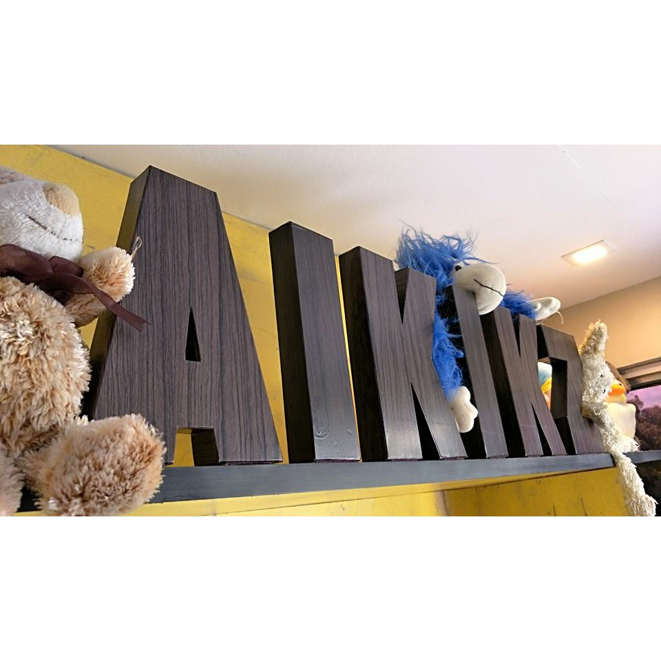 3d LETTER STANDEE WOODLIKE DESIGNED | Shopee Philippines