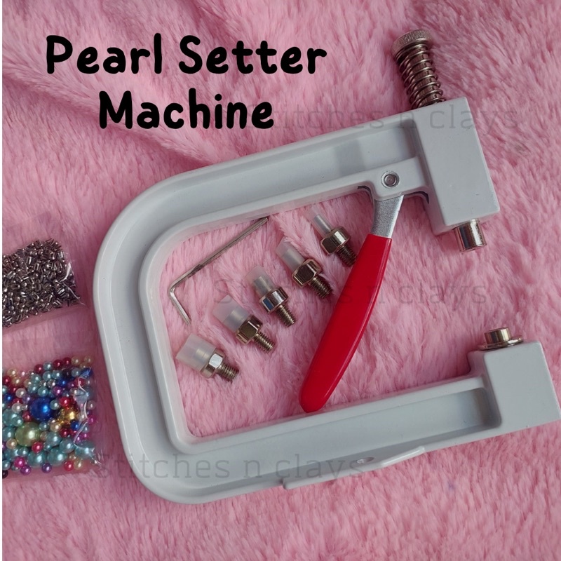 SnC Manual Punching Nailed Pearl Bead Setting Machine | Shopee Philippines