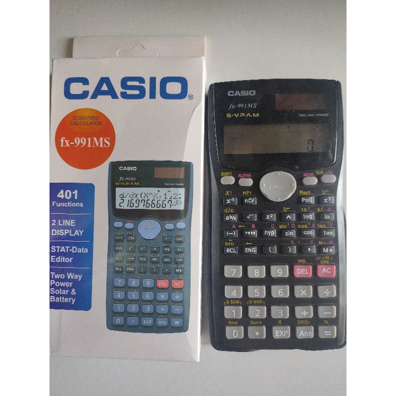 Casio Calculator FX 991MS Line Display Scientific Calculator Lupon gov ph