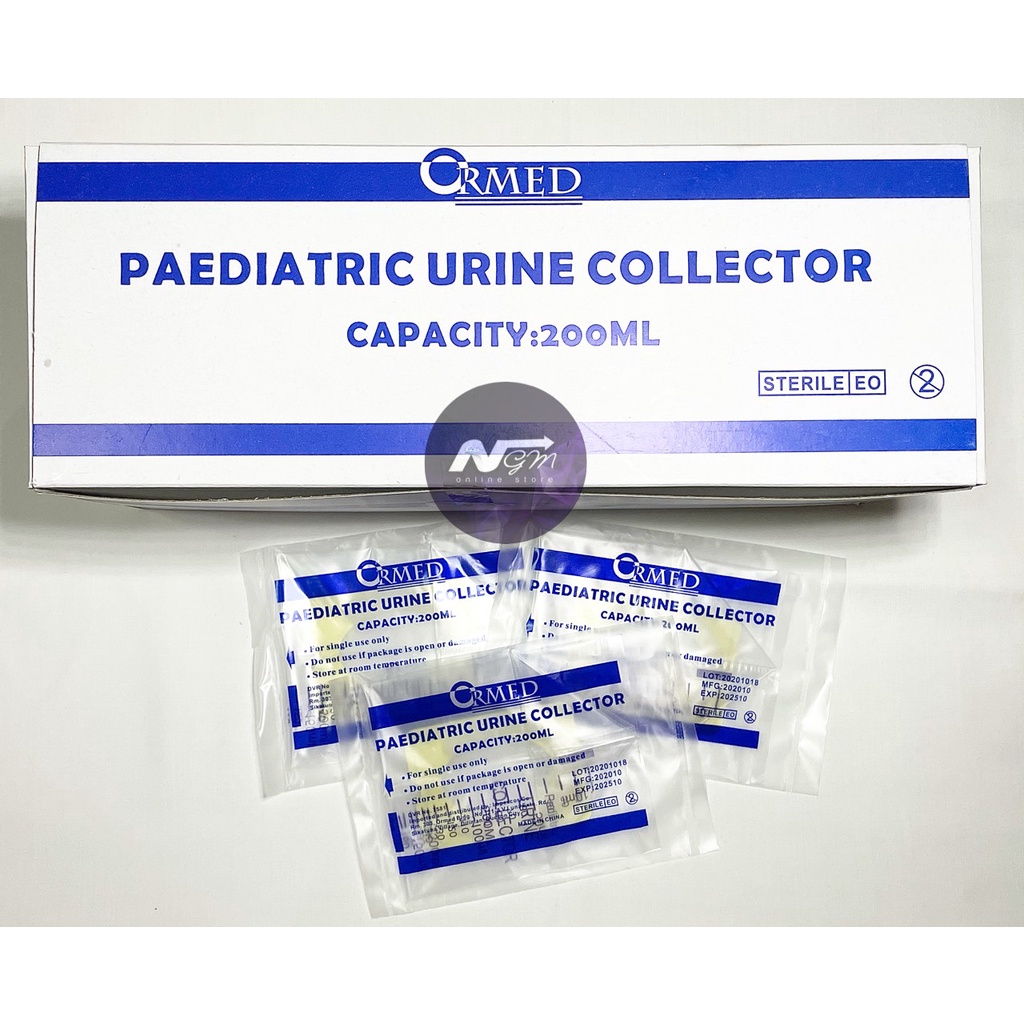 Pediatric Urine Collector / Wee bag / 100ml or 200ml | Shopee Philippines
