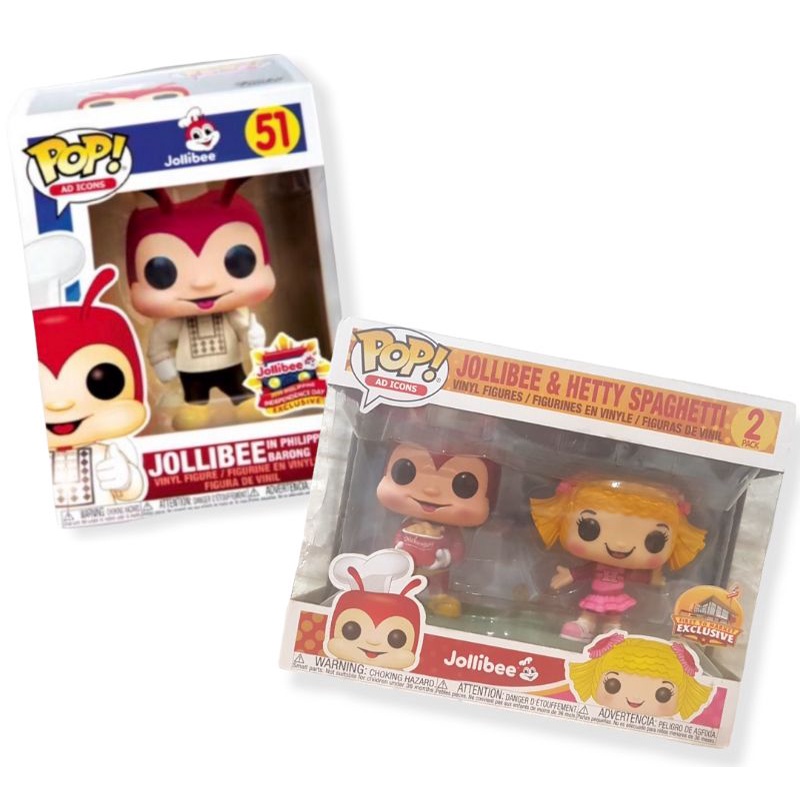 Jollibee in Barong Pop Funko Limited Edition - Jollibee and Hetty ...