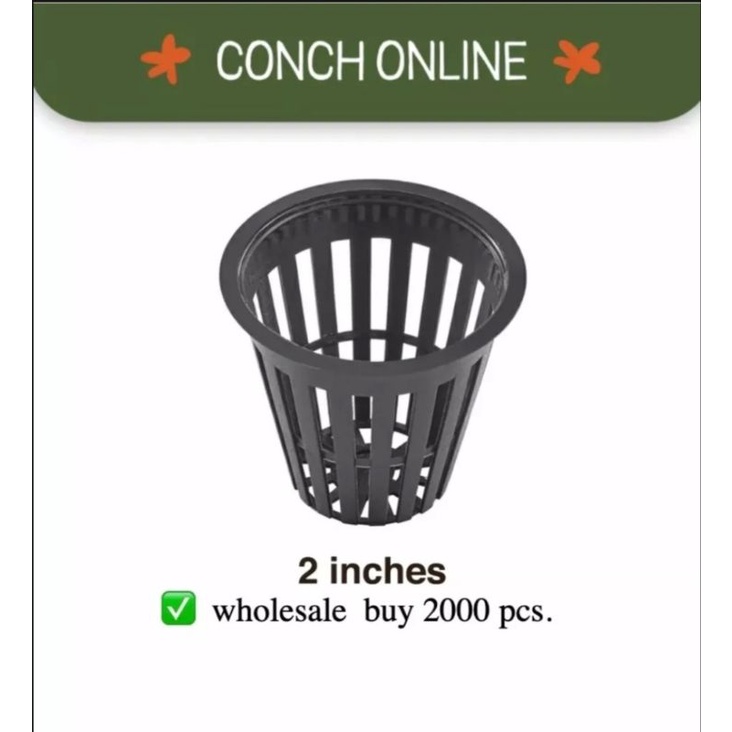 2000 Pieces 2-Inch Net Pots for Hydroponics Aquaponics | Shopee Philippines