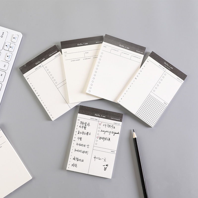 4 Pack To Do List Notepad Checklist for Daily To Do Lists, Meal Planner ...