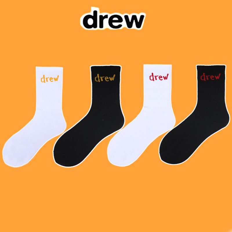 New drew socks iconic socks fashion korean drew house socks | Shopee ...