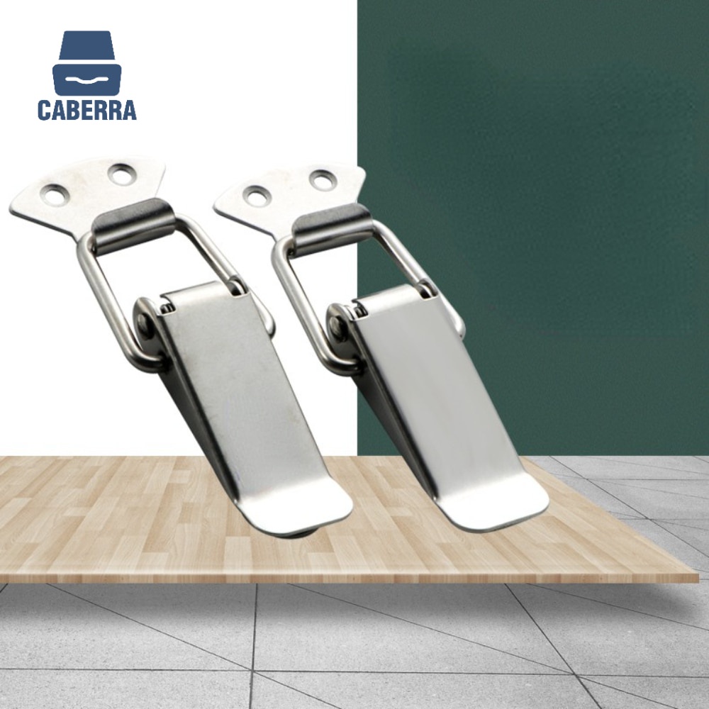 4pcs Stainless Steel Duck-mouth Buckle Mini Lock Cabinet Lock Spring ...