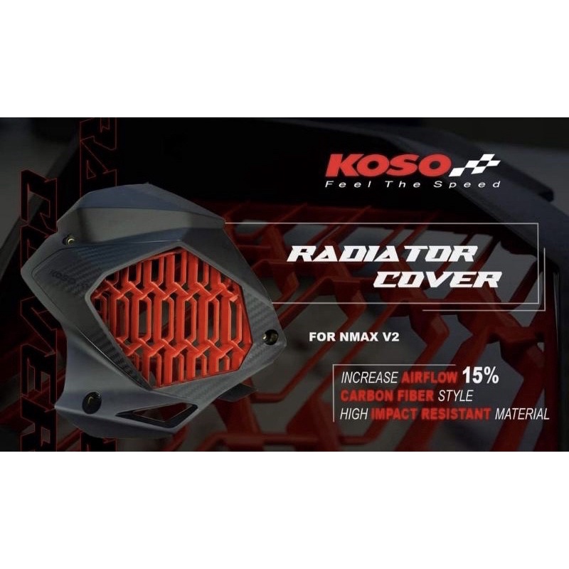 KOSO RADIATOR COVER FOR NMAX V2, AEROX V2 | Shopee Philippines