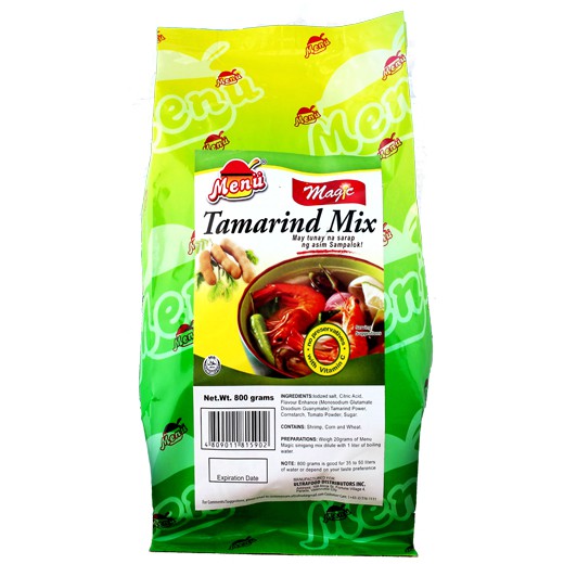 Menu Tamarind Mix 800g | Shopee Philippines