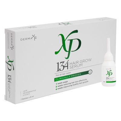 Derma Xp Hair Grow Serum Anti Loss Hair Loss BPOM Contents 7 vial 8 ml ...