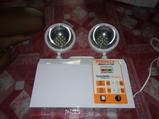 Firefly Emergency Lamp LED Rechargeable Twinhead FEL201L | Shopee ...