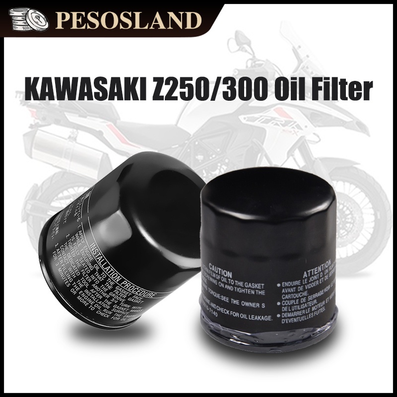 KAWASAKI GENUINE OIL FILTER Fit For Z250/Z300/Z400/Z650/Z1000 ER6 ...