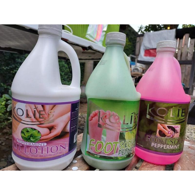 1/2 GALLON half FOOTSPA FOOT CARE FOOT BLUSH CALLUS REMOVER FOOT SOAK ...