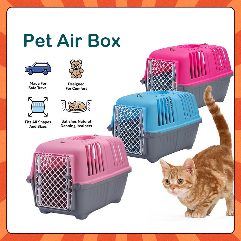 Pet Carrier Travel Cage Dog Cat Crates Transport Box Air Transport ...