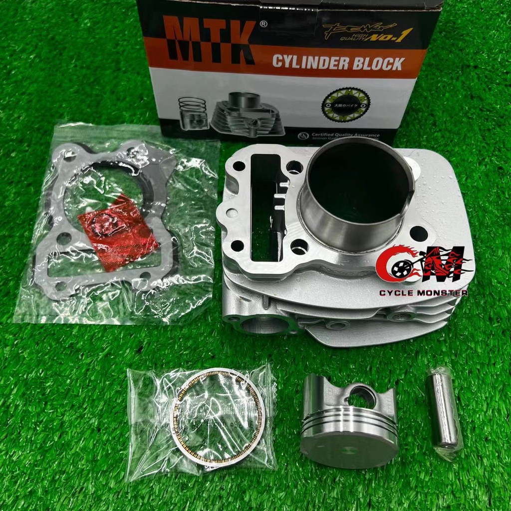 cylinder block set ct125 bajaj125 Kawasaki standard size | Shopee ...