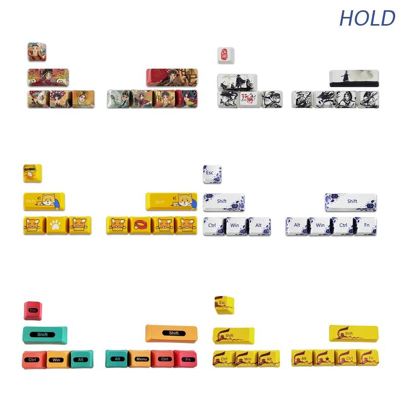 HOLD PBT Keycaps for R1 SHIFT ESC Large Keys Dye Sublimation Chinese ...