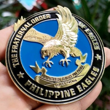 Eagles SOLID Gold Plated 3D emblem, The Fraternal Order of Eagles ...