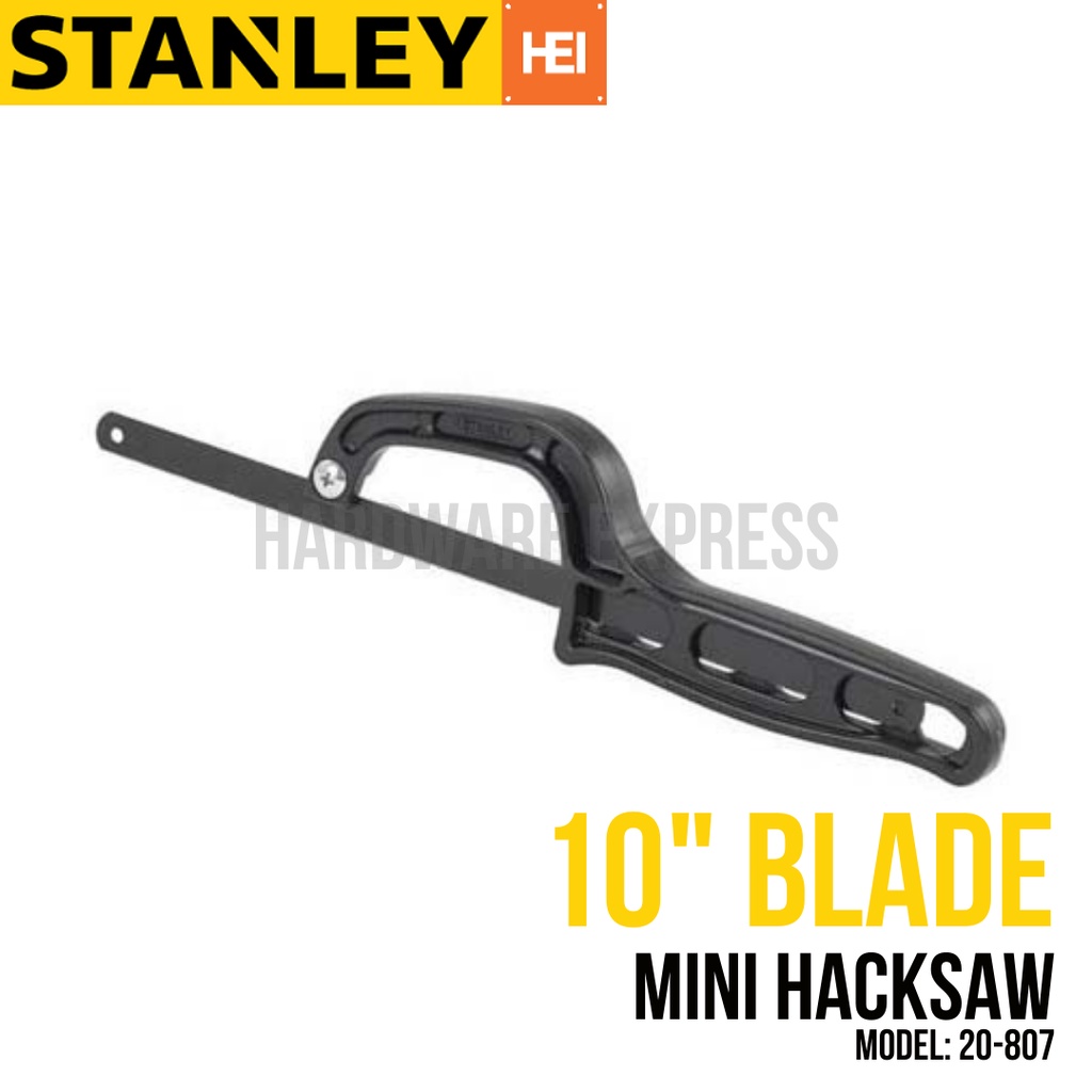 STANLEY Mini Hacksaw Utility Saw w/ 10" Blade (20-807) | Shopee Philippines