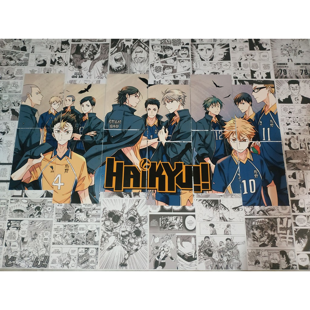 Home & Living Wall Decor Manga Wall Art Premium Art Print Anime Haikyu ...