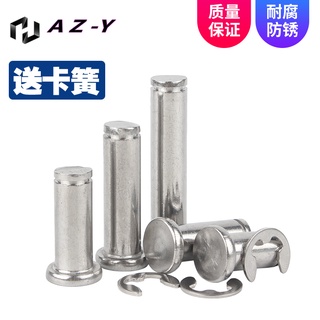 M3/M4/M5/M6/M8 304 stainless steel pin shaft flat head slotted pin ...