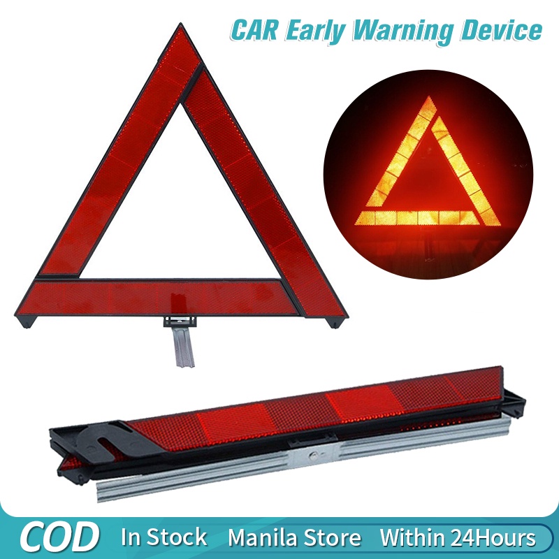 Car Warning Device Triangle Reflective Warning Sign Road Emergency ...