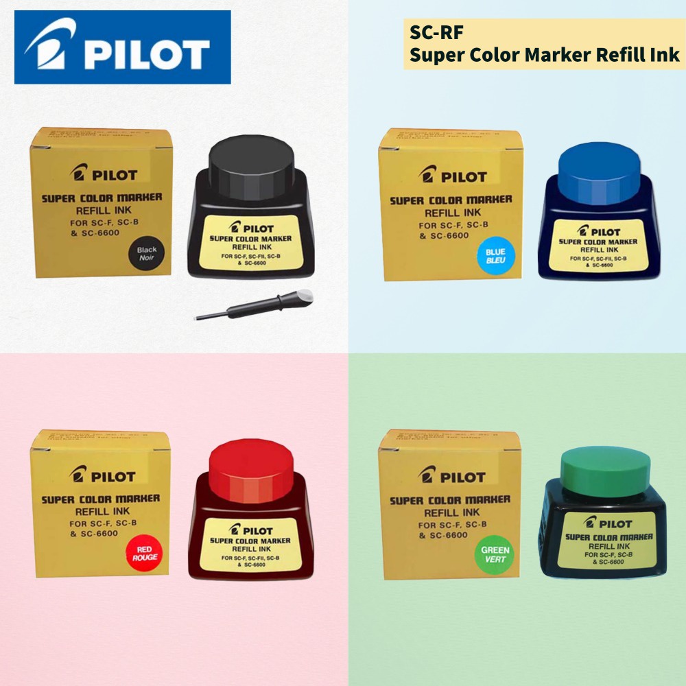 Pilot SC-RF Super Color Marker Refill Ink | Pilot Pen | Shopee Philippines