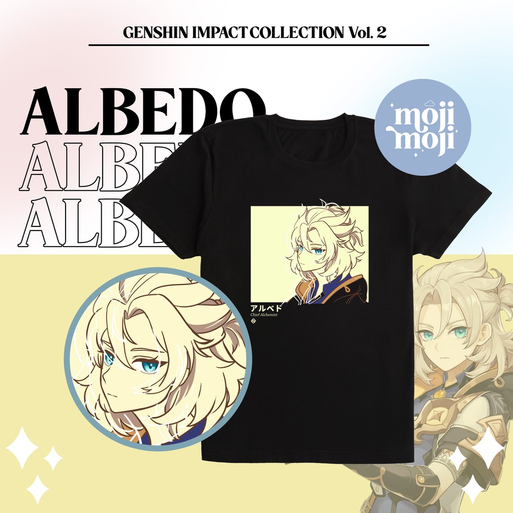 GENSHIN IMPACT - ALBEDO SHIRT in Black | Shopee Philippines