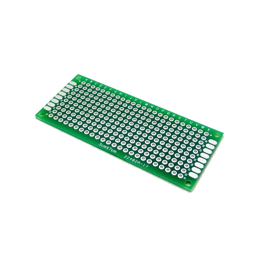Universal PCB Matrix 3x7cm FR4 double sided perf prototyping board for ...