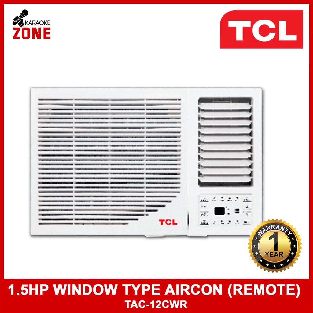 TCL TAC 12CWR 1.5 HP Window Type Air Conditioner (Remote) / TCL Air con ...
