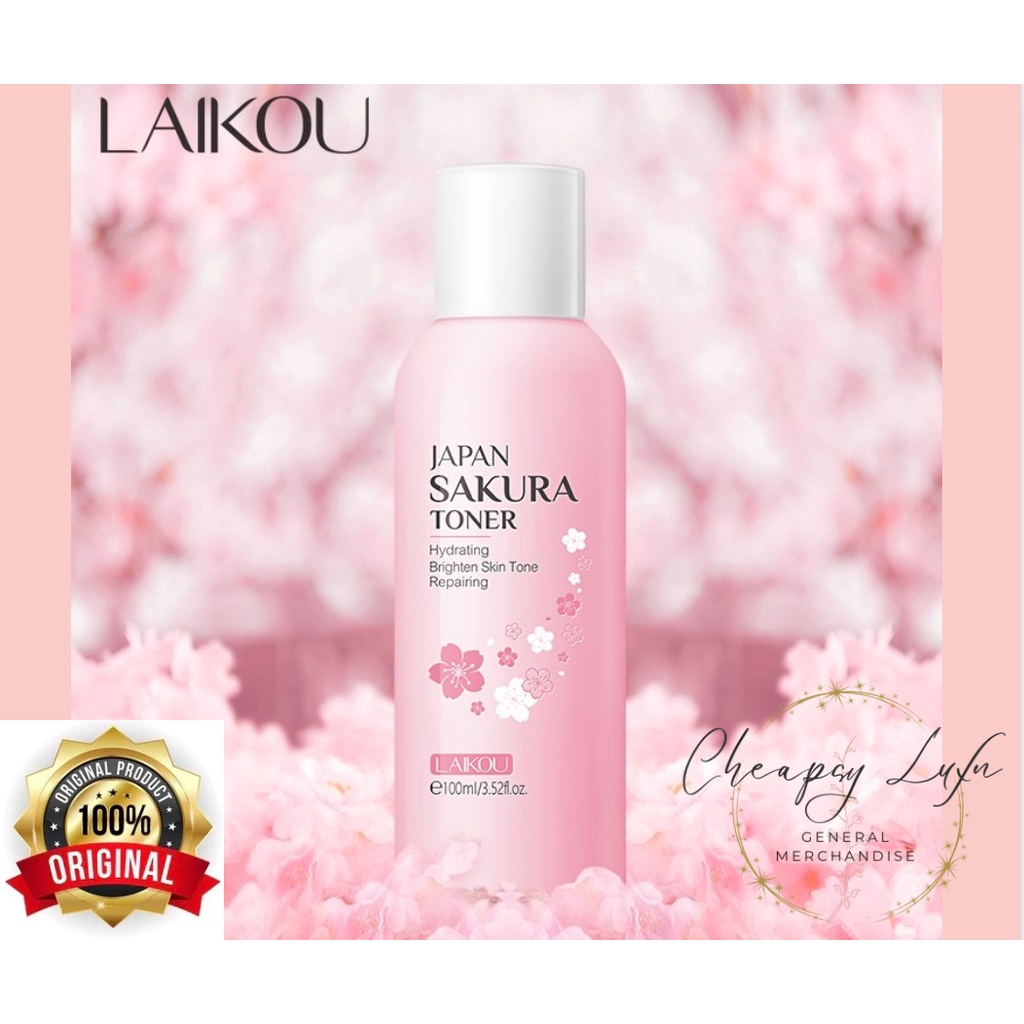 LAIKOU Japan Sakura Face Toner Cherry Blossoms Nourishing Rejuvenating ...